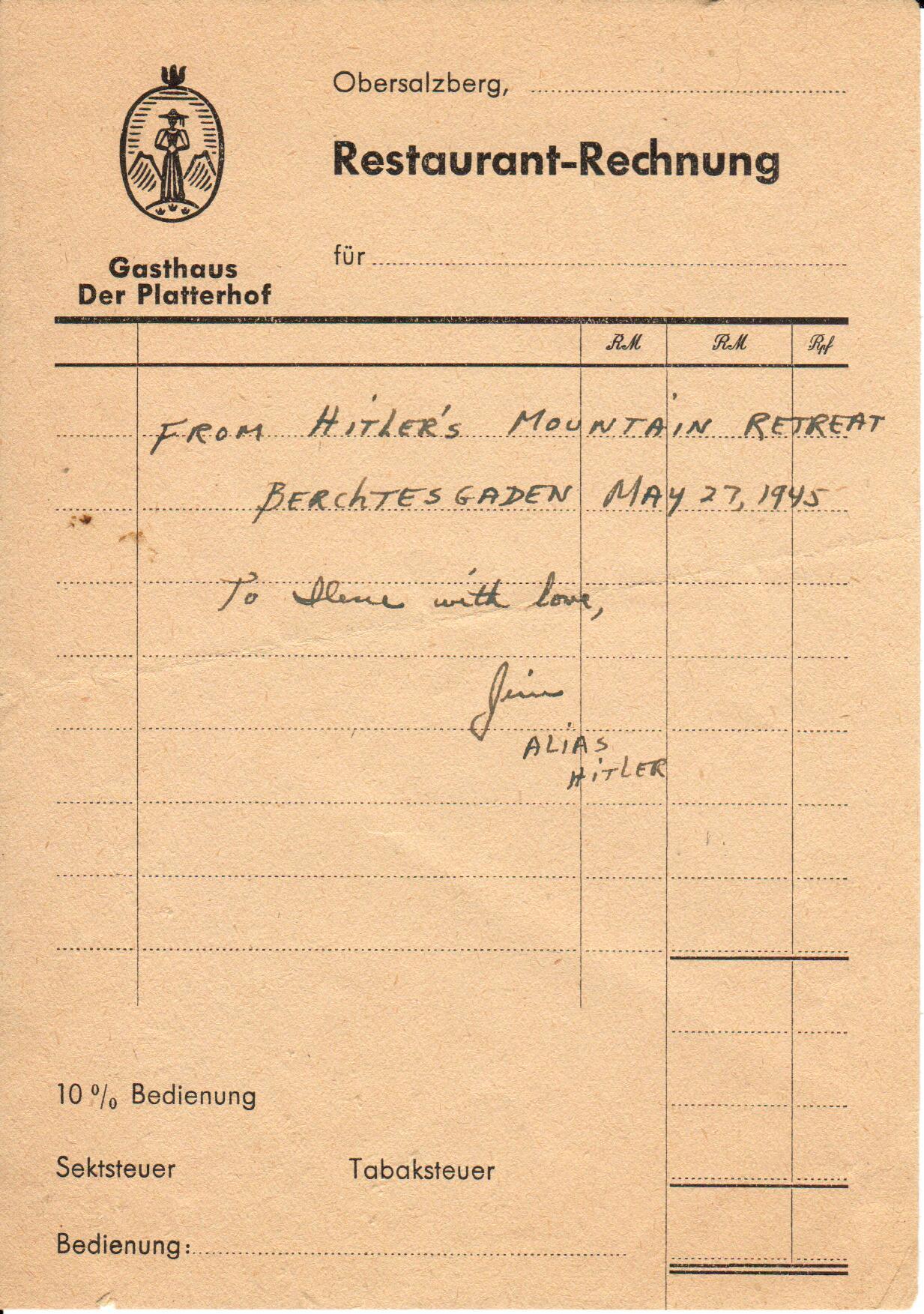 James Minn WWII Souvenirs